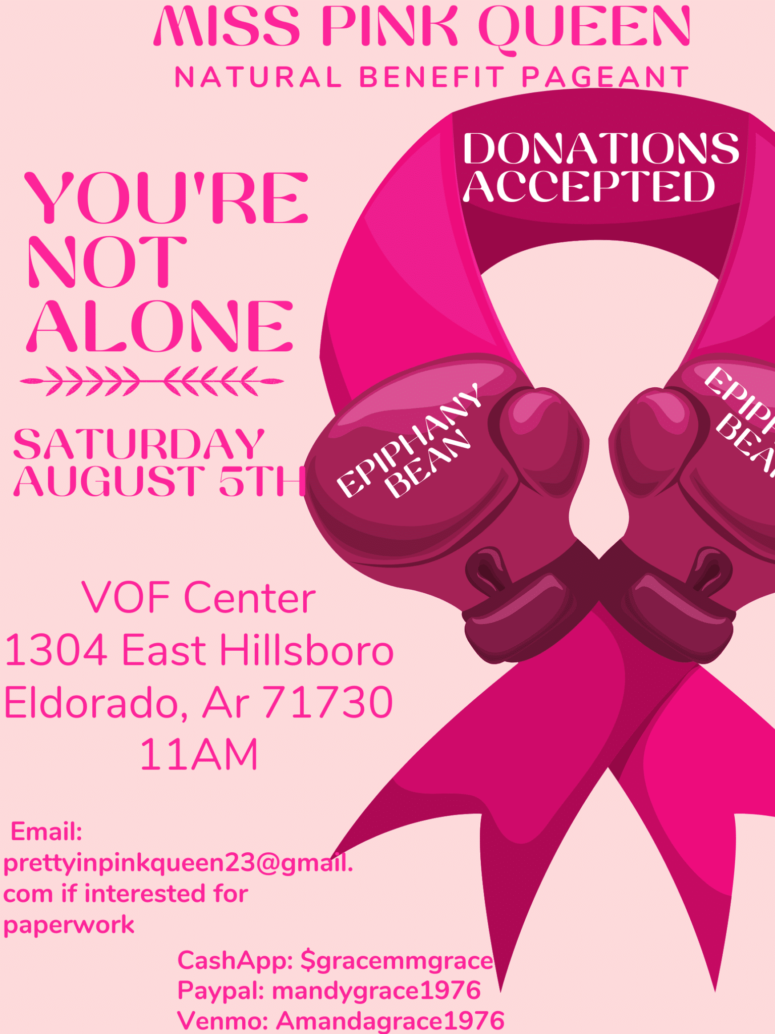 Miss Pink Queen Natural Beauty Pageant - El Dorado, Arkansas