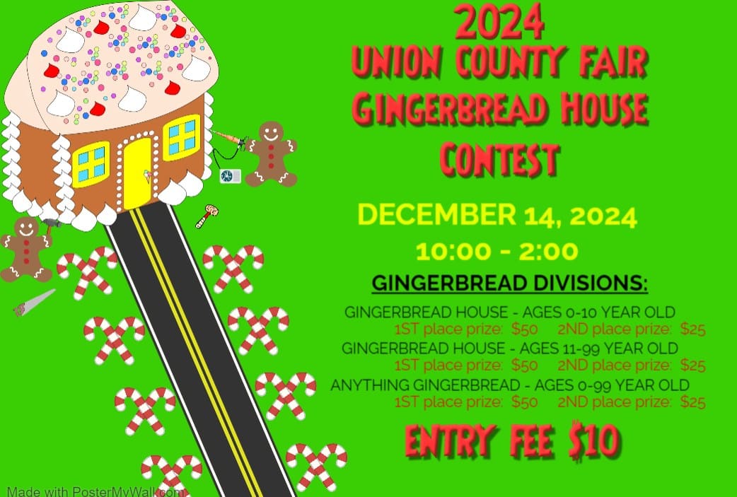 2024 Union County Fair Gingerbread House Contest - El Dorado, Arkansas