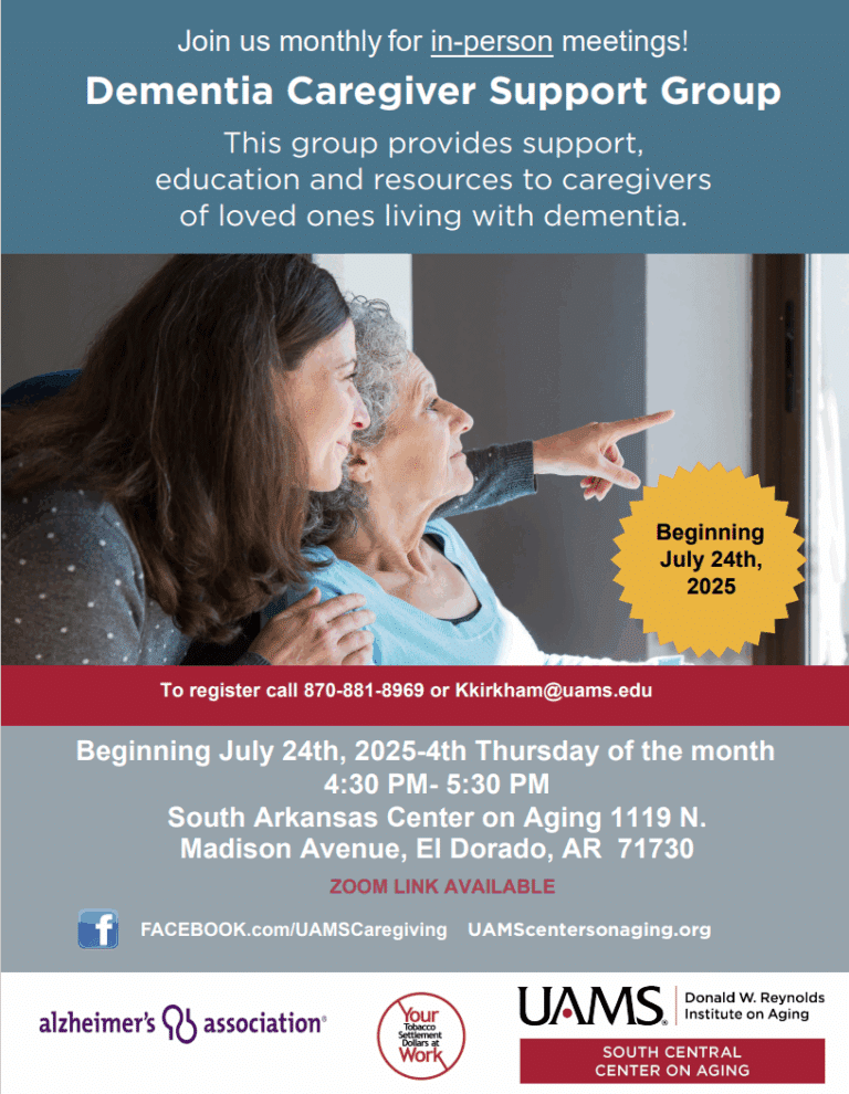 Dementia Caregiver Support Group - El Dorado, Arkansas